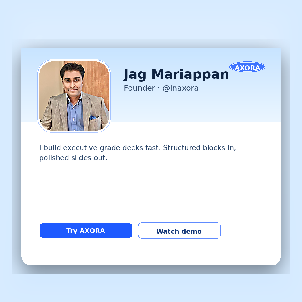 AXIVA – AI Executive Deck Generator